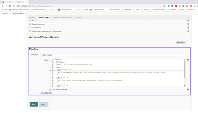 ASP.NET Core CI/CD on Azure Web App with Jenkins - Day One